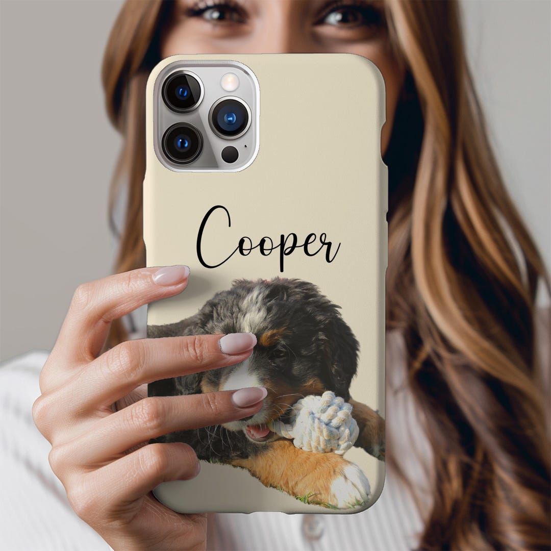 Custom Pet Phone Case Using Pet Photo, Family Photo Gift Couple ...