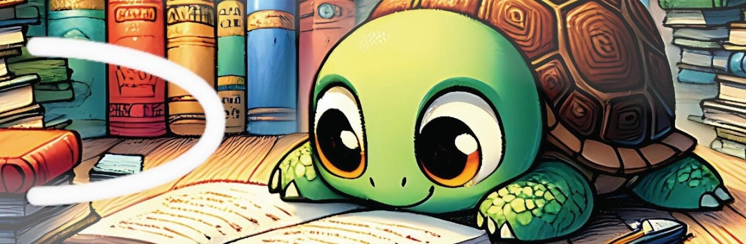 Reading Turtle Aluminum Bookmark Reading Kid Gift 1000 Books ...