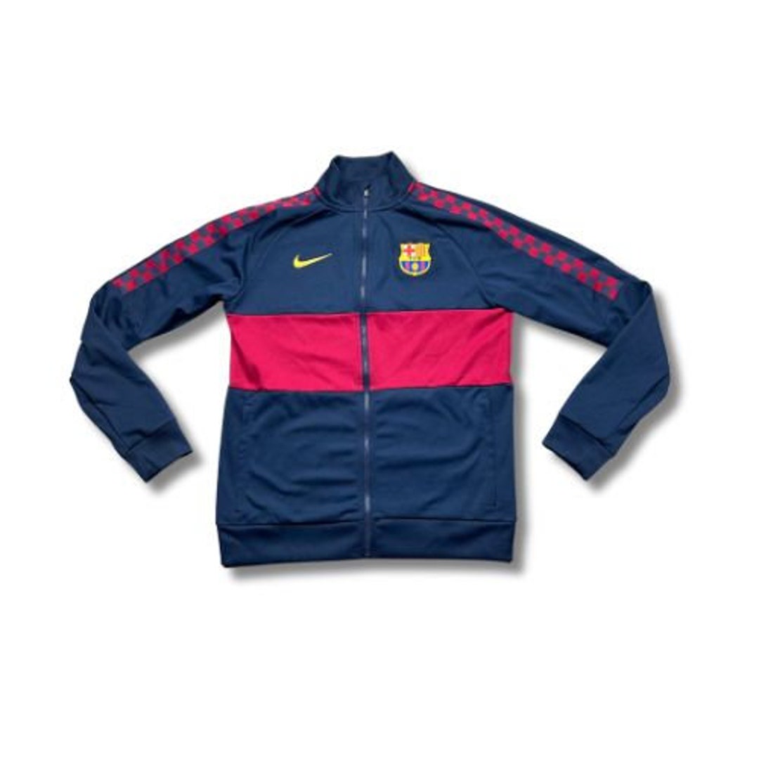 Vintage Nike FC Barcelona Training Jacket Track Jacket S - Etsy