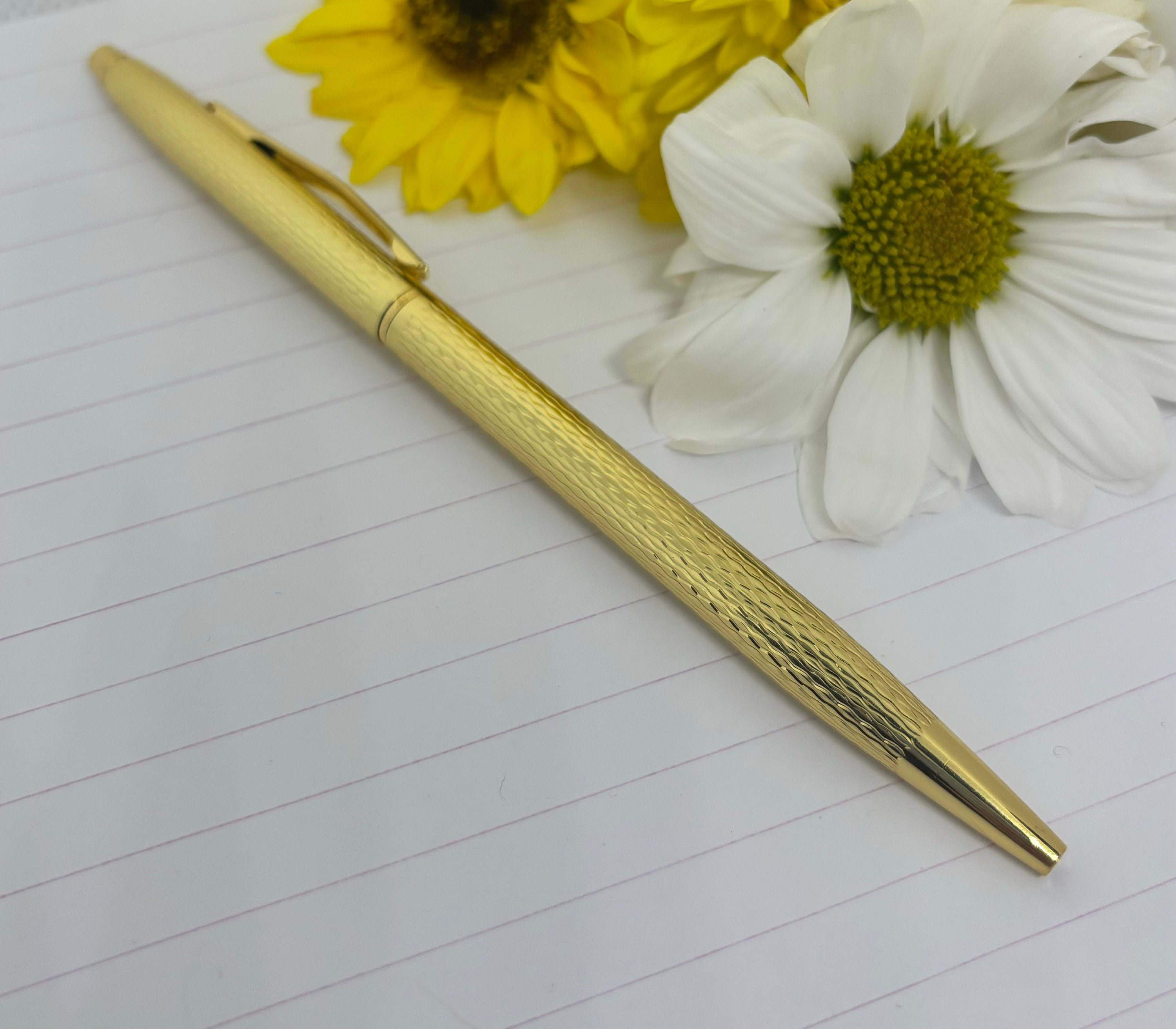 Inga Slim Gold Writing Pen, Perfect Gift for Stationary Lovers - Etsy