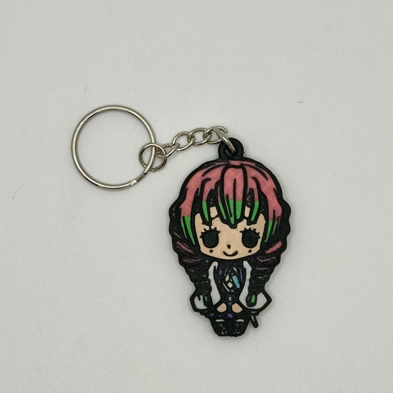 3D Printed Demon Slayer Keychains - Etsy