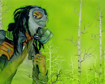 RW2 Signed Limited Edition Print Environmental Art Apocolyptic | Etsy