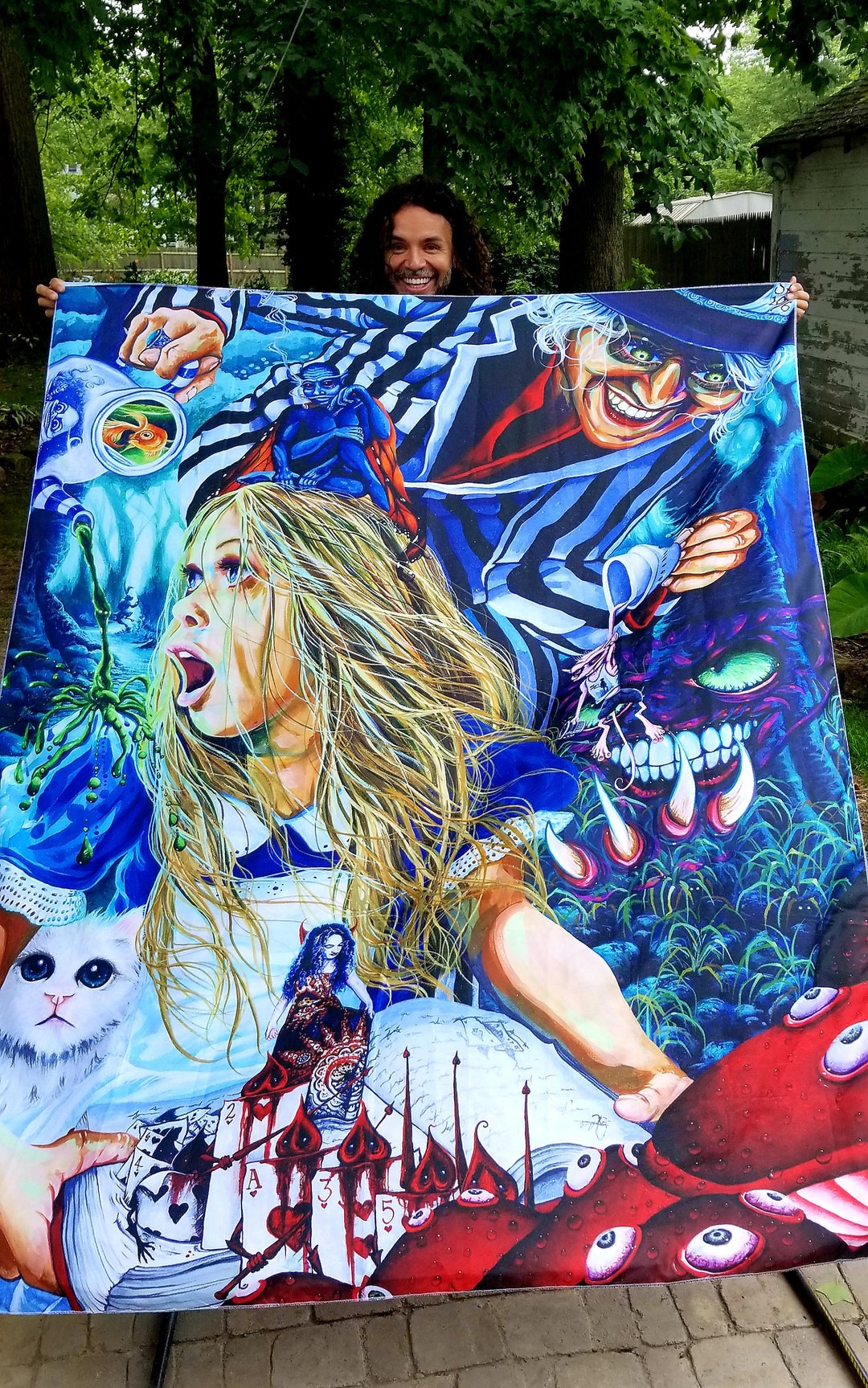 RW2 Huge 60 X 80 Alice in Wonderland Tapestry Art by Robert Walker - Etsy
