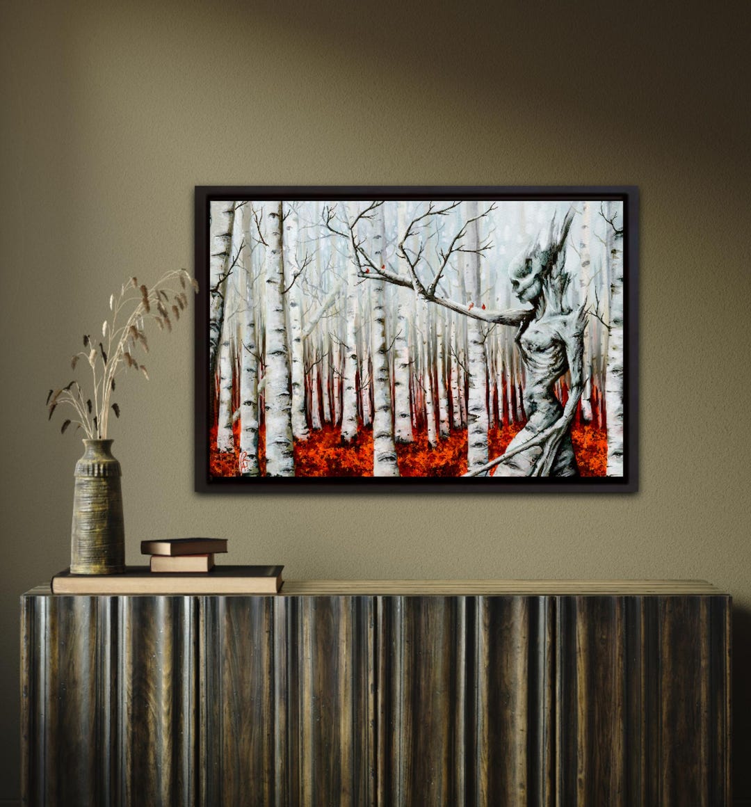 RW2 Signed LARGE 24" X 36" Standard Size Print Beckoning Winter Art by ...