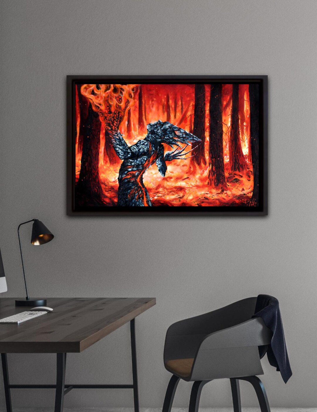 RW2 Signed LARGE 24" X 36" Standard Size Print We Watched the World ...