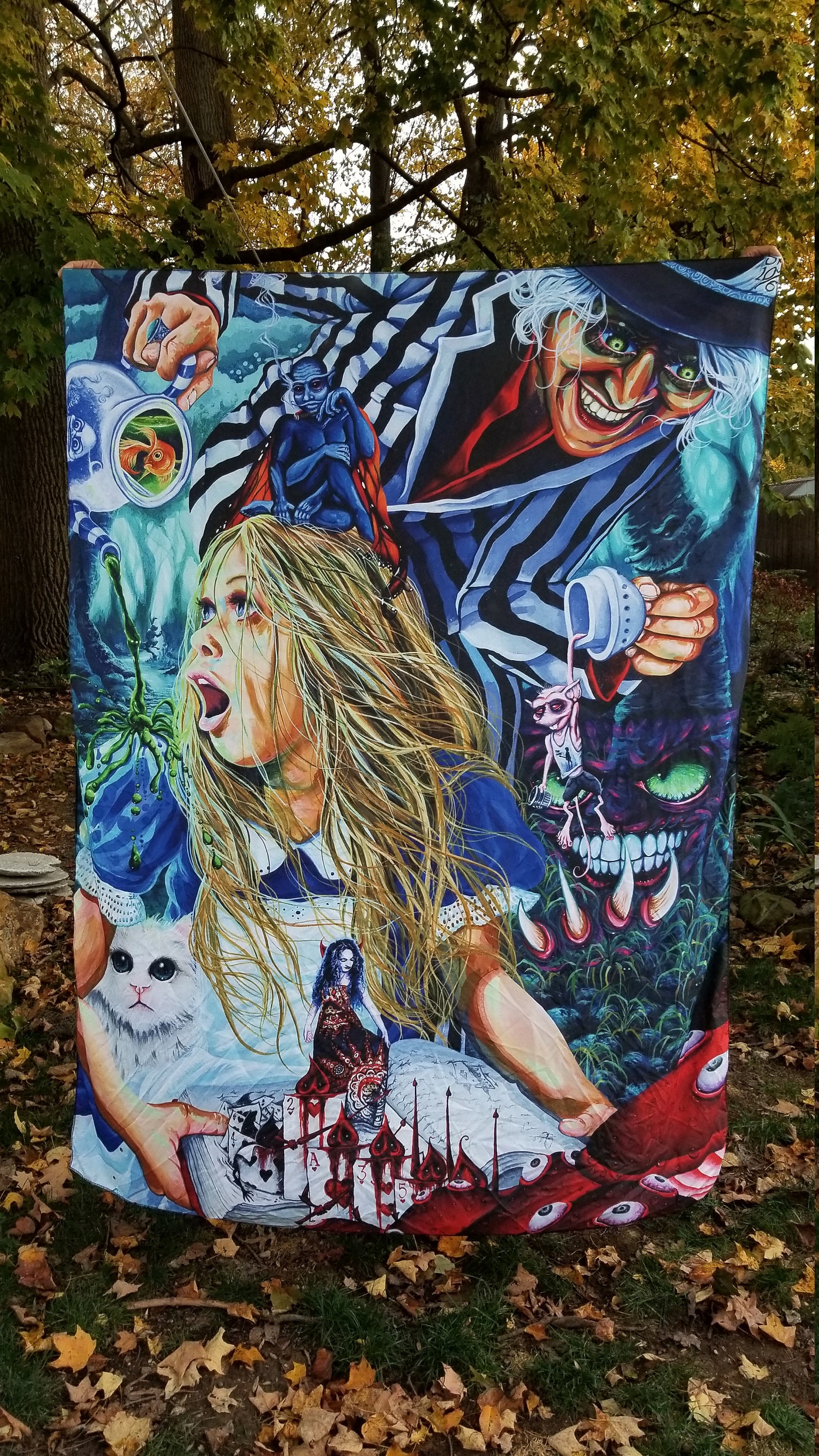 RW2 Huge 60 X 80 Alice in Wonderland Tapestry Art | Etsy