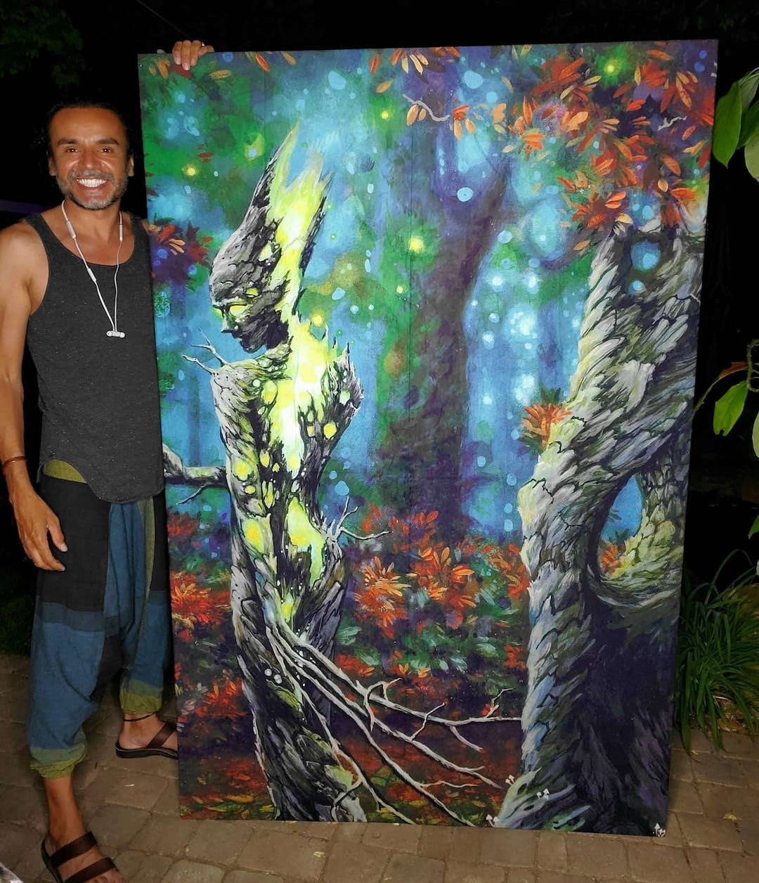 SALE RW2 Huge Autumns Touch... Velvet Tapestry by Robert Walker ...