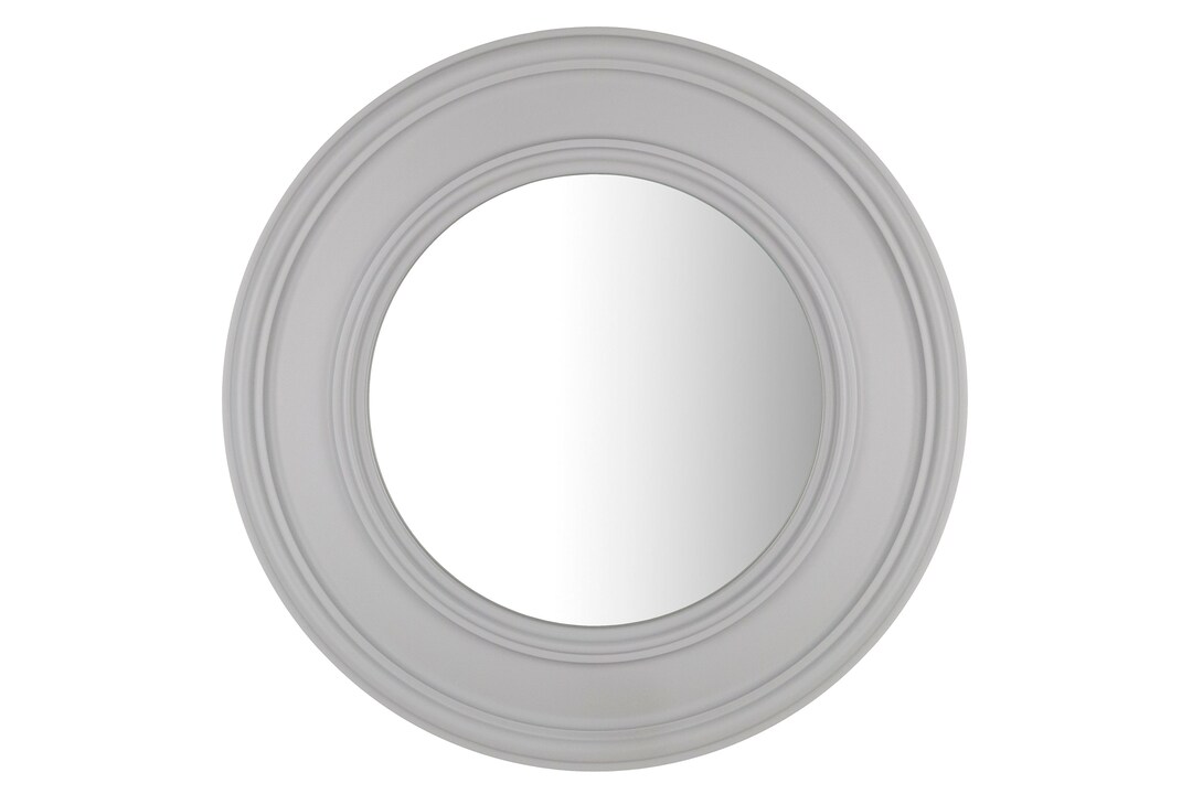 Light Grey - 60 Cm- Colourful Mirrors - Custom Painted Mirror - Round ...