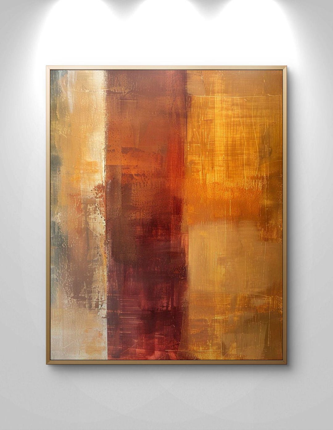 Abstract Art (burnished Flame – Ember Layers) - Etsy