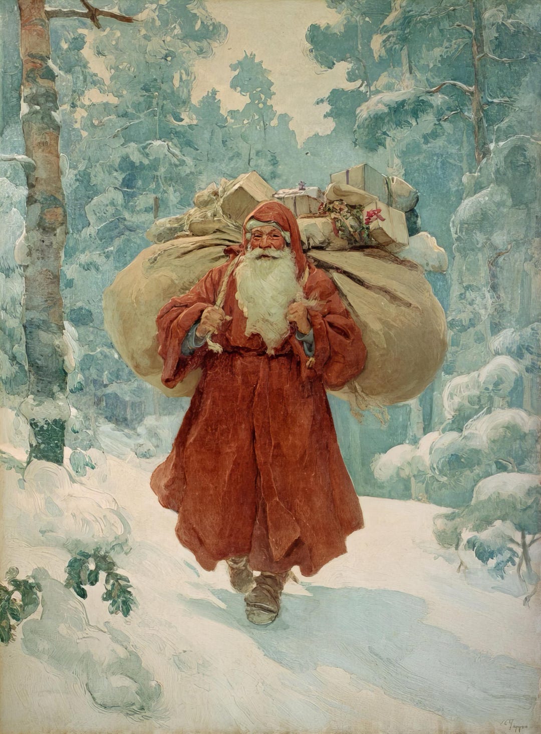 Santa 2 (“the Old Father Christmas”) - Etsy