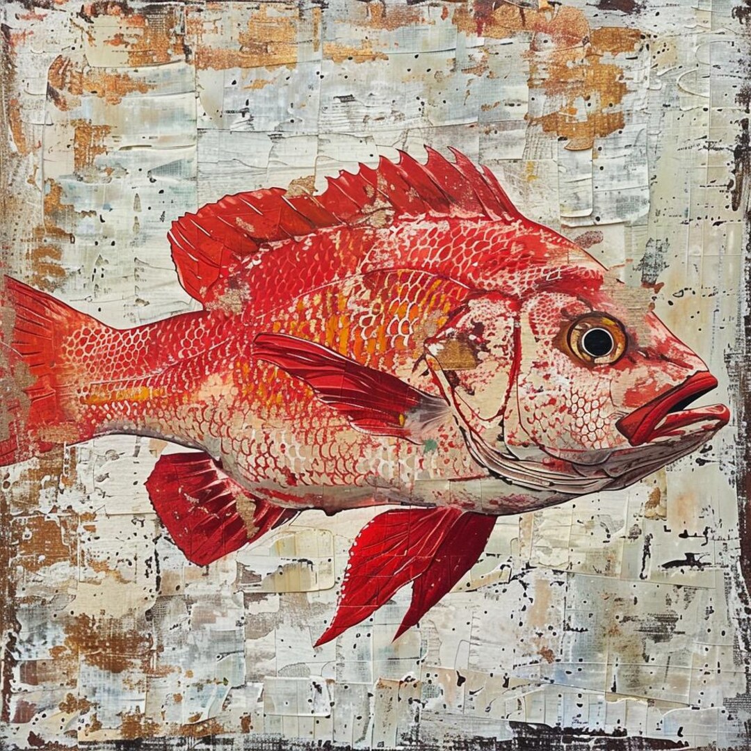 Fish (fiery Fish) - Etsy