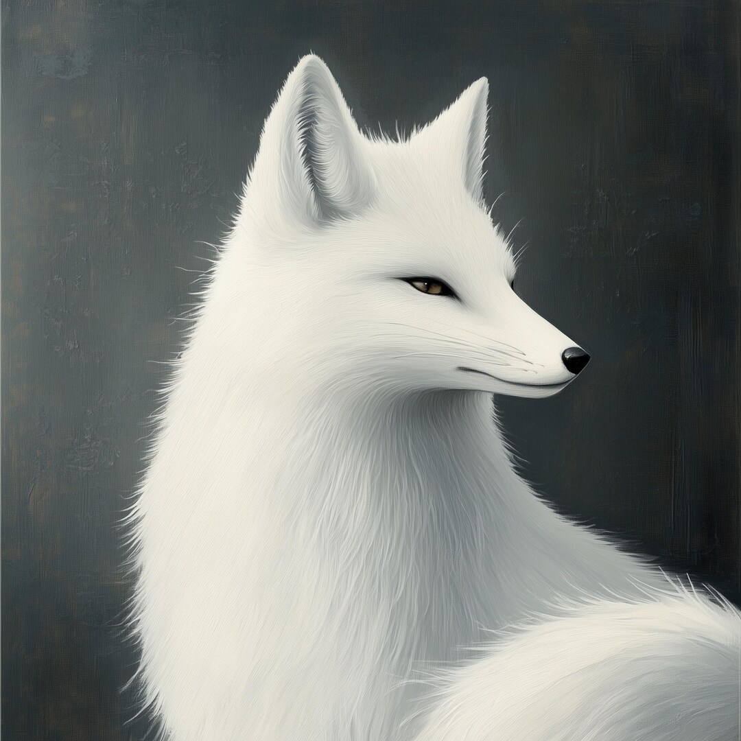 Arctic Fox (frosted Fox) - Etsy