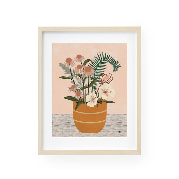 Modern Botanical Art - Etsy