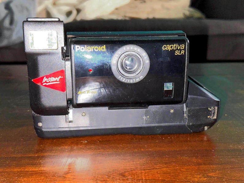Vintage Polaroid Captiva SLR Instant Camera - Fully Functional With ...