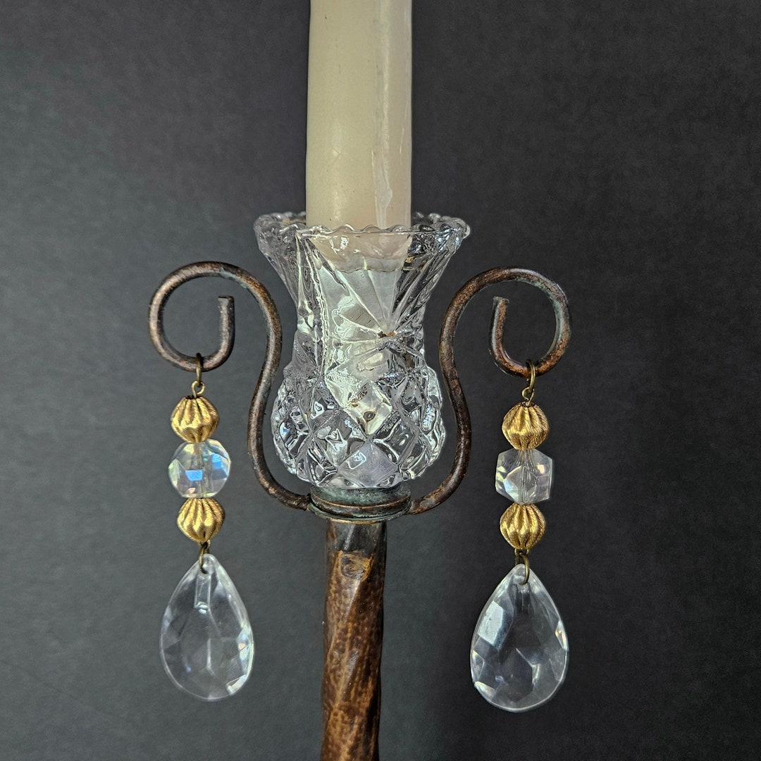 Phantom of the Opera Upcycled Candlestick Holder With Four Acrylic ...