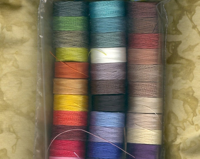 Last Ones: C-LON / S-LON Beading Thread Pack Size D All 36 Colors - Etsy