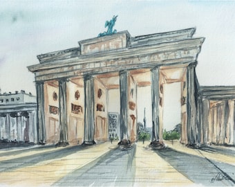 Brandenburg Gate Model - Berlin - Etsy