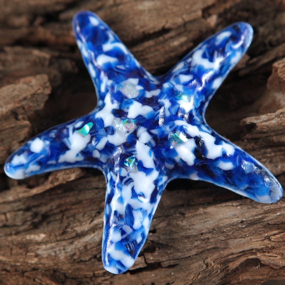 Make a Difference One Starfish at a Time...WINTER Fused Glass | Etsy