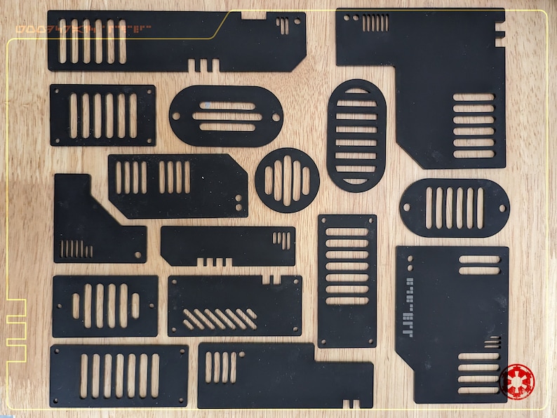 Greebles - Panels & Vents - for Star Wars and Sci Fi Inspired ...