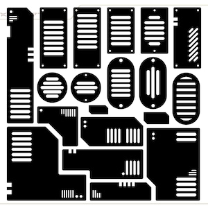 Greebles - Panels & Vents - for Star Wars and Sci Fi Inspired ...