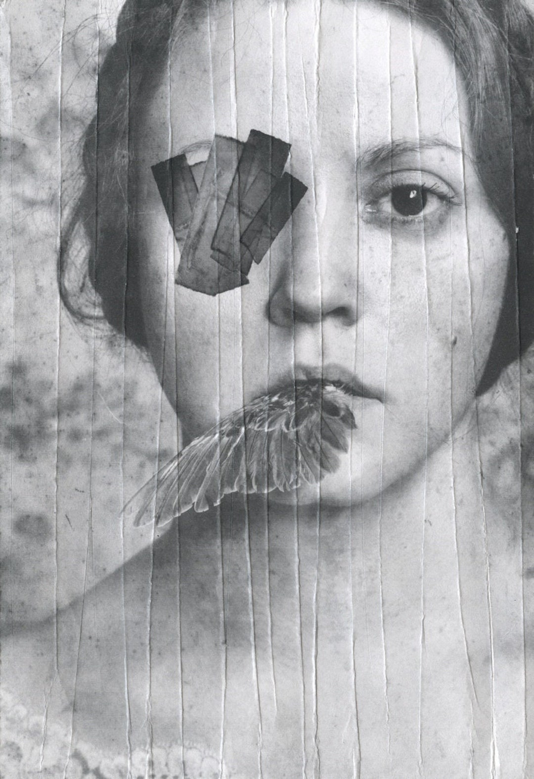 Fault Lines OOAK Original Mixed Media Art Portrait of a Woman on ...