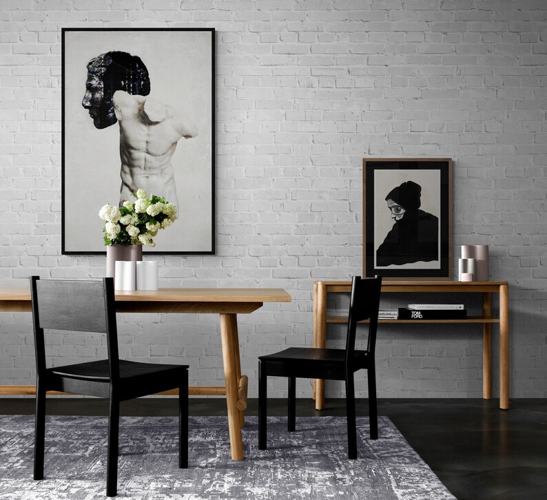 Hardy Boy Fine Art Photo Print Portrait of Male Statue Figure Masculine ...