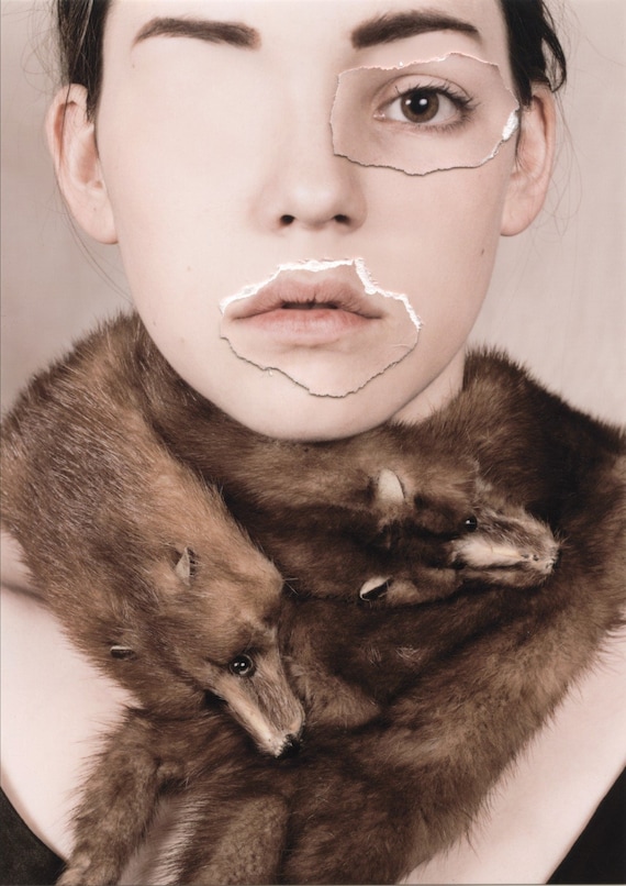 ORIGINAL Easily Torn Surreal Photo Print Creepy Portrait Fine - Etsy ...