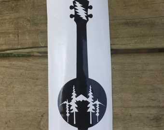Banjo decal | Etsy
