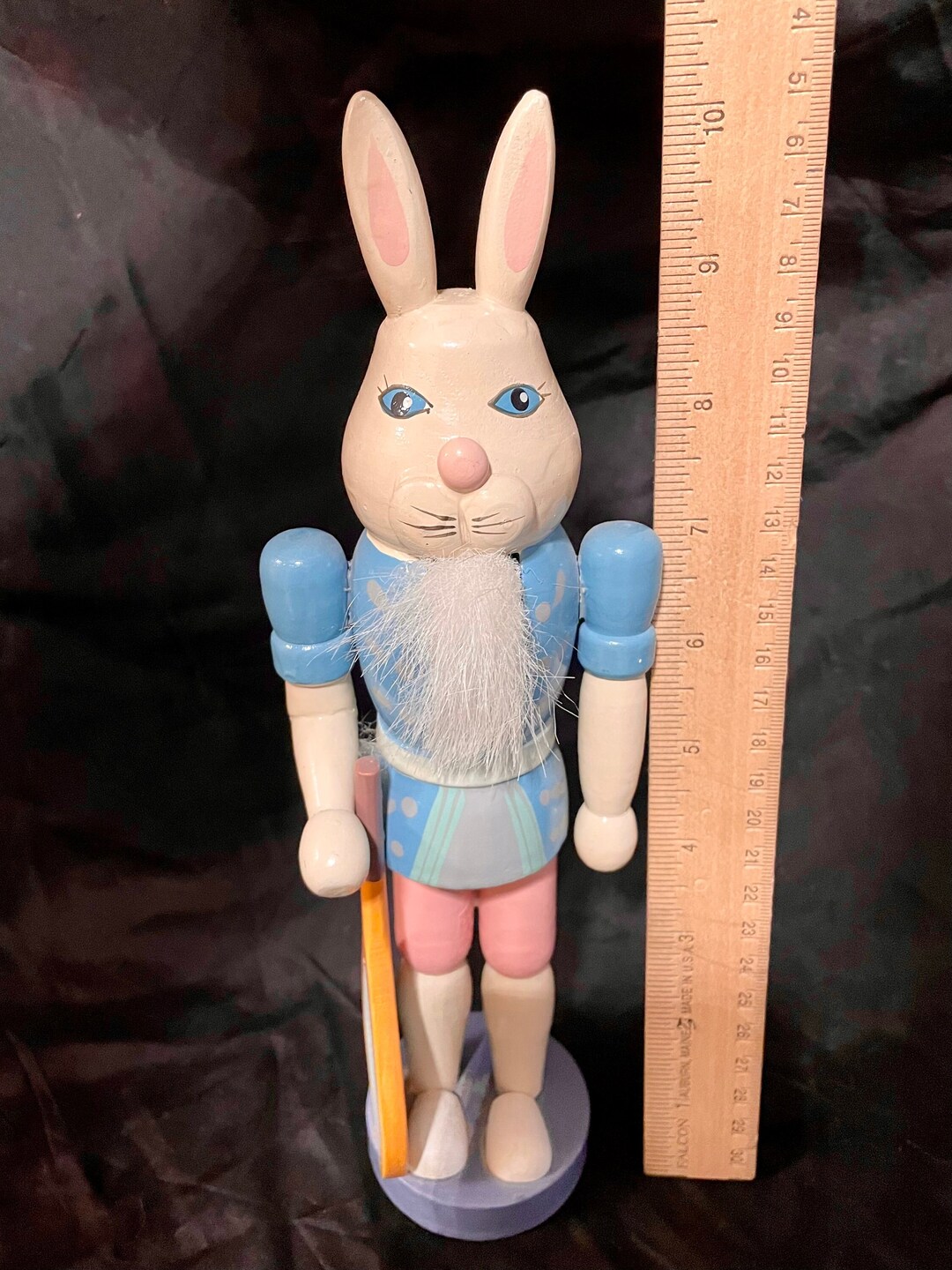 10 Easter Bunny W/ Tennis Racquet Nutcracker Spring Pastels - Etsy