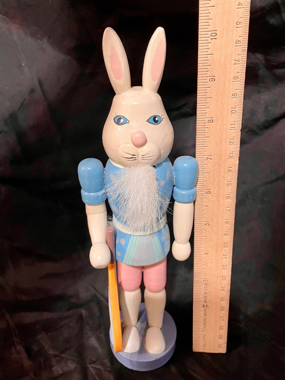 10 Easter Bunny W/ Tennis Racquet Nutcracker Spring Pastels - Etsy