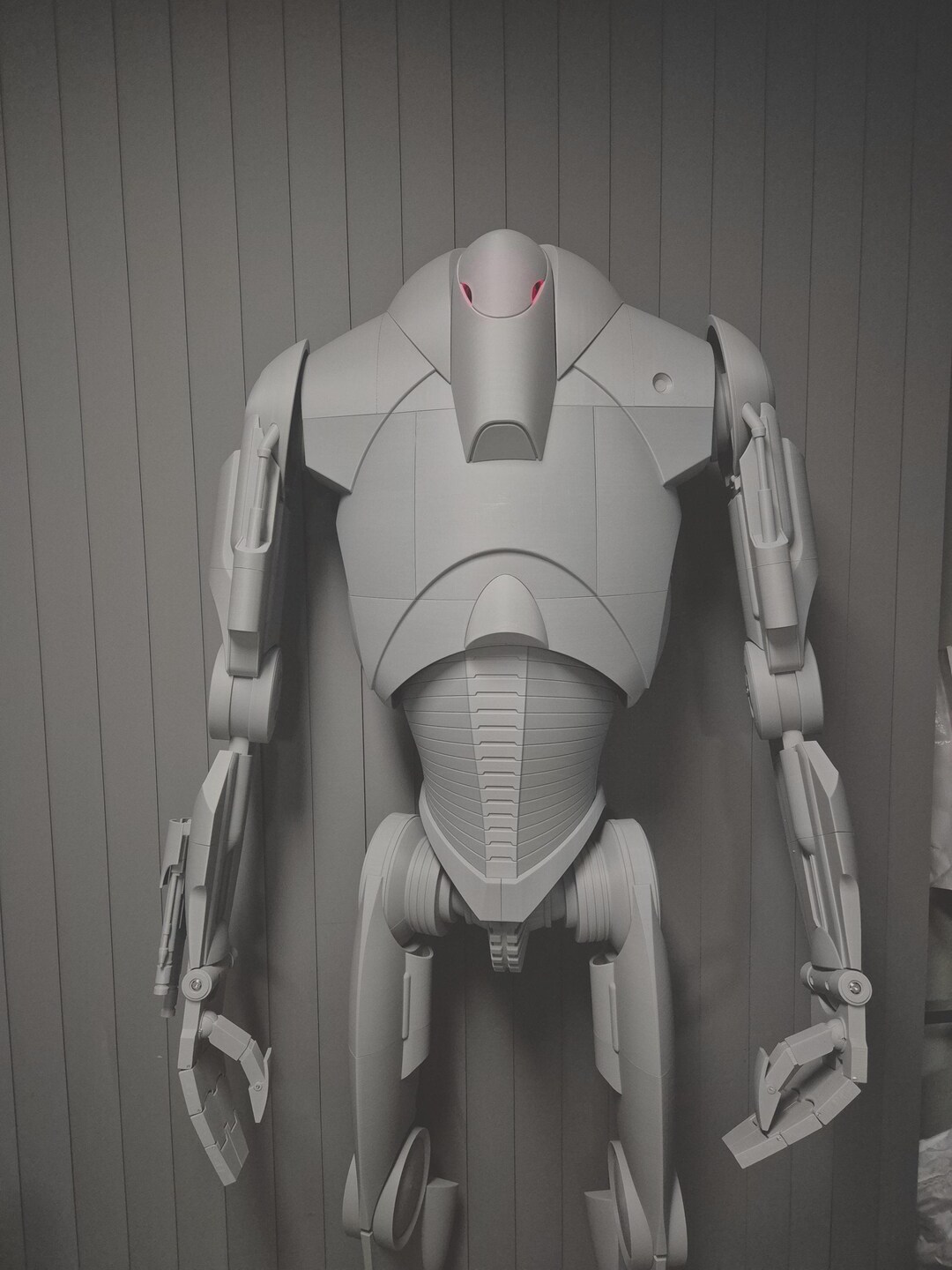 Life Size Starwars Inspired Super Battle Droid Printed in Grey Raw With ...