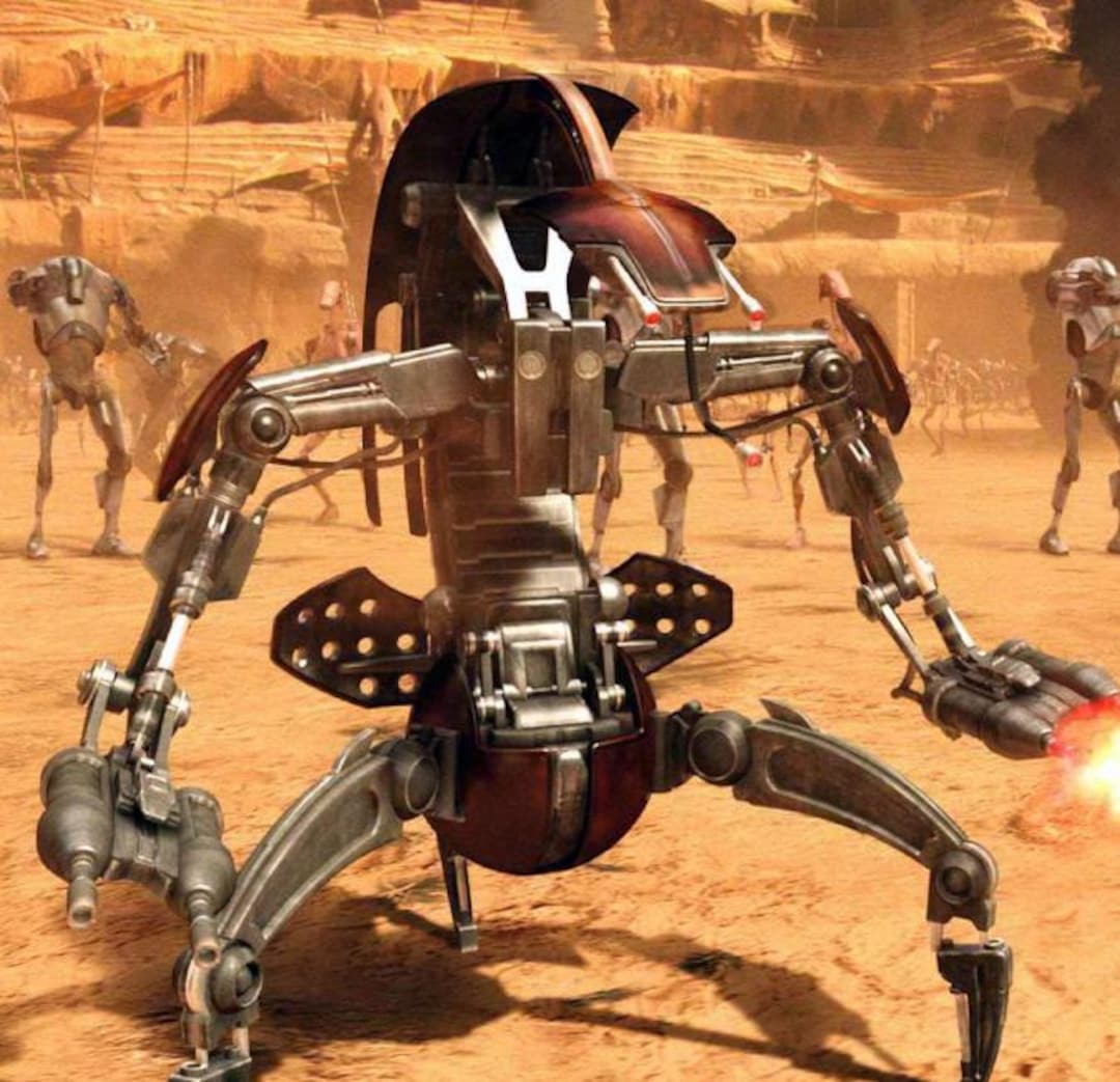 Life Size Droideka Printing Grey. Order Fast - Etsy UK