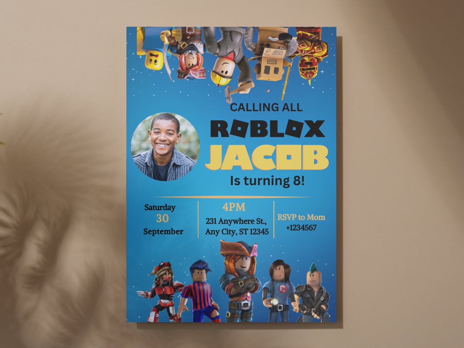 Roblox Game Invitation, Game Invitation, Roblox Party Invitation ...