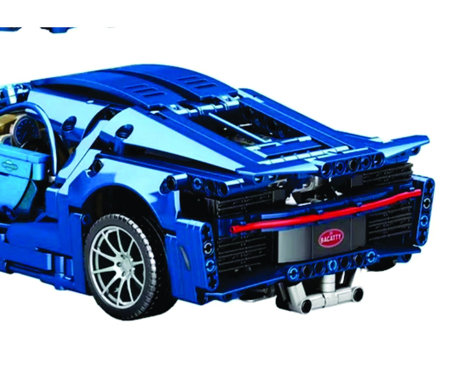 DIY Supercar Hypercar Race Car Building Block Set Bugatti Chiron Style ...