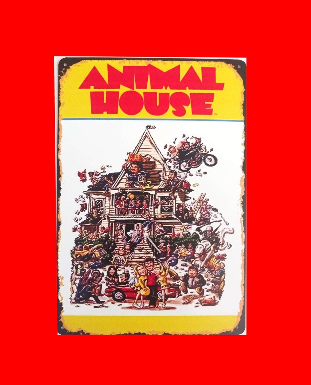 National Lampoons Animal House Tin Sign Movie Room Home & Office Decor ...