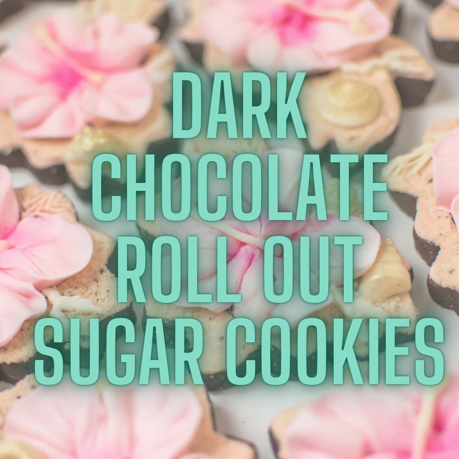 Dark Chocolate Roll Out Sugar Cookies - Etsy
