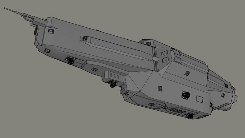 MCRN Wolverine Class Fast Destroyer - Etsy