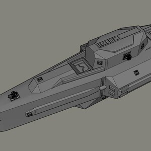 MCRN Wolverine Class Fast Destroyer - Etsy