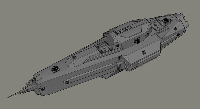 MCRN Wolverine Class Fast Destroyer - Etsy