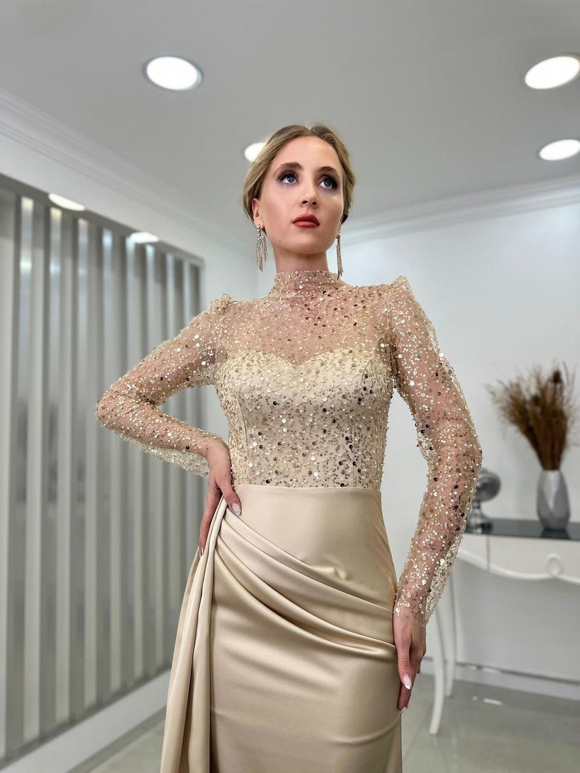 Party Dress Design Evening Dresses Transparent Evening Dress - Etsy