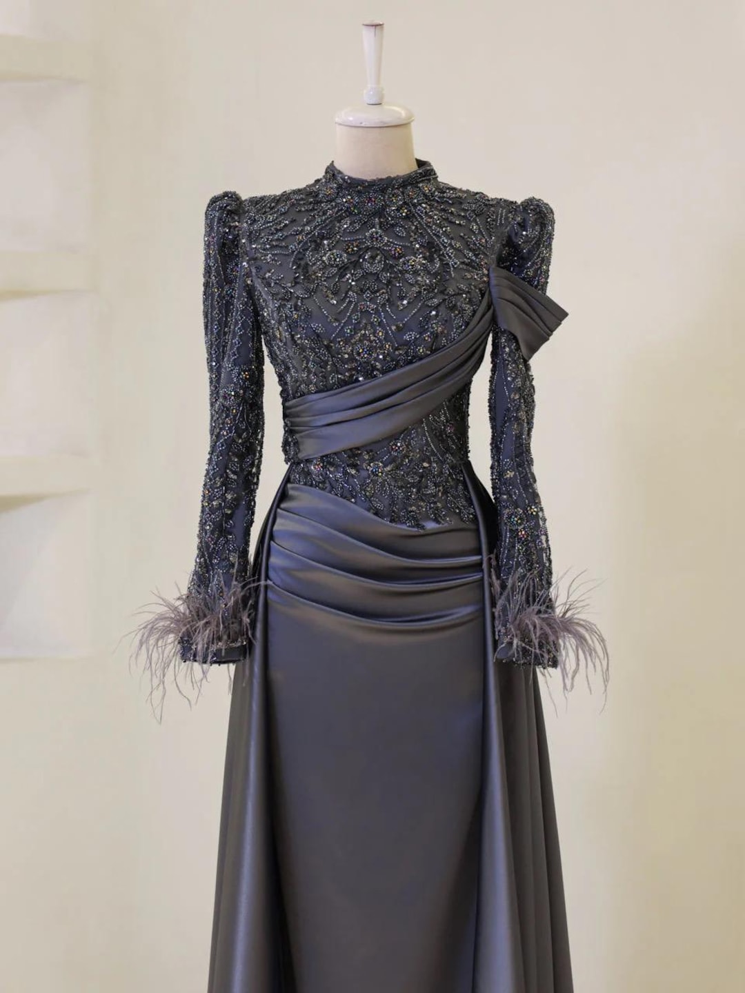 Modest Evening Dress Hijab Evening Dress Islamic Dress Elegant Modest ...