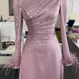 Satin Islamic Prom Dress: Modest Hijab Evening Abaya - Etsy