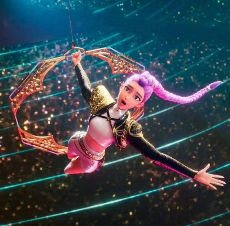 Rumi Kpop Demon Hunter Cosplay Costume - Etsy UK