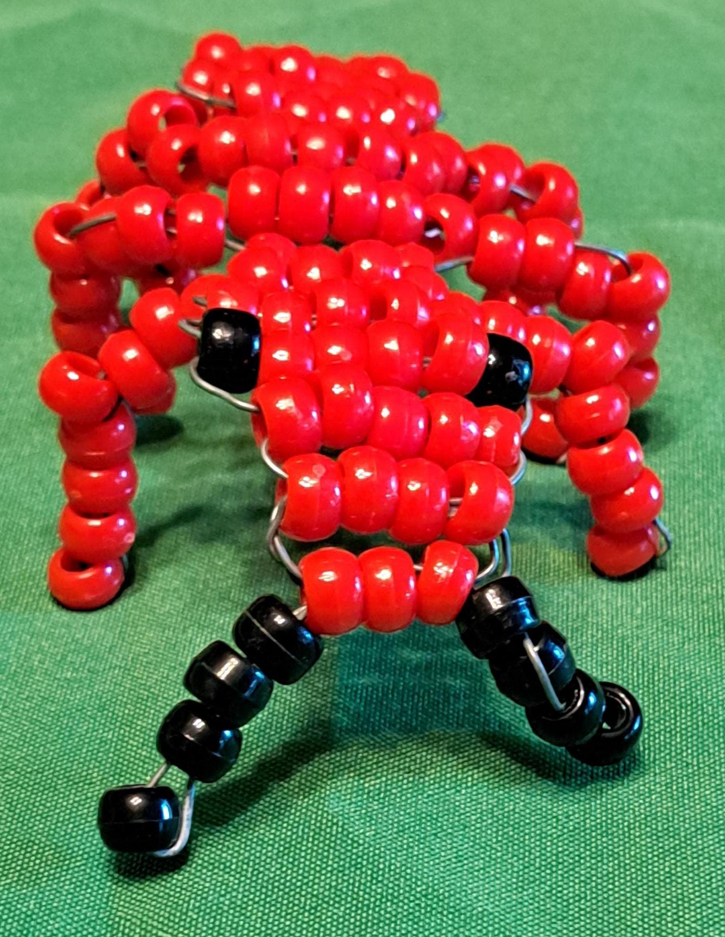 Red Ant Bead and Wire Sculpture - Etsy