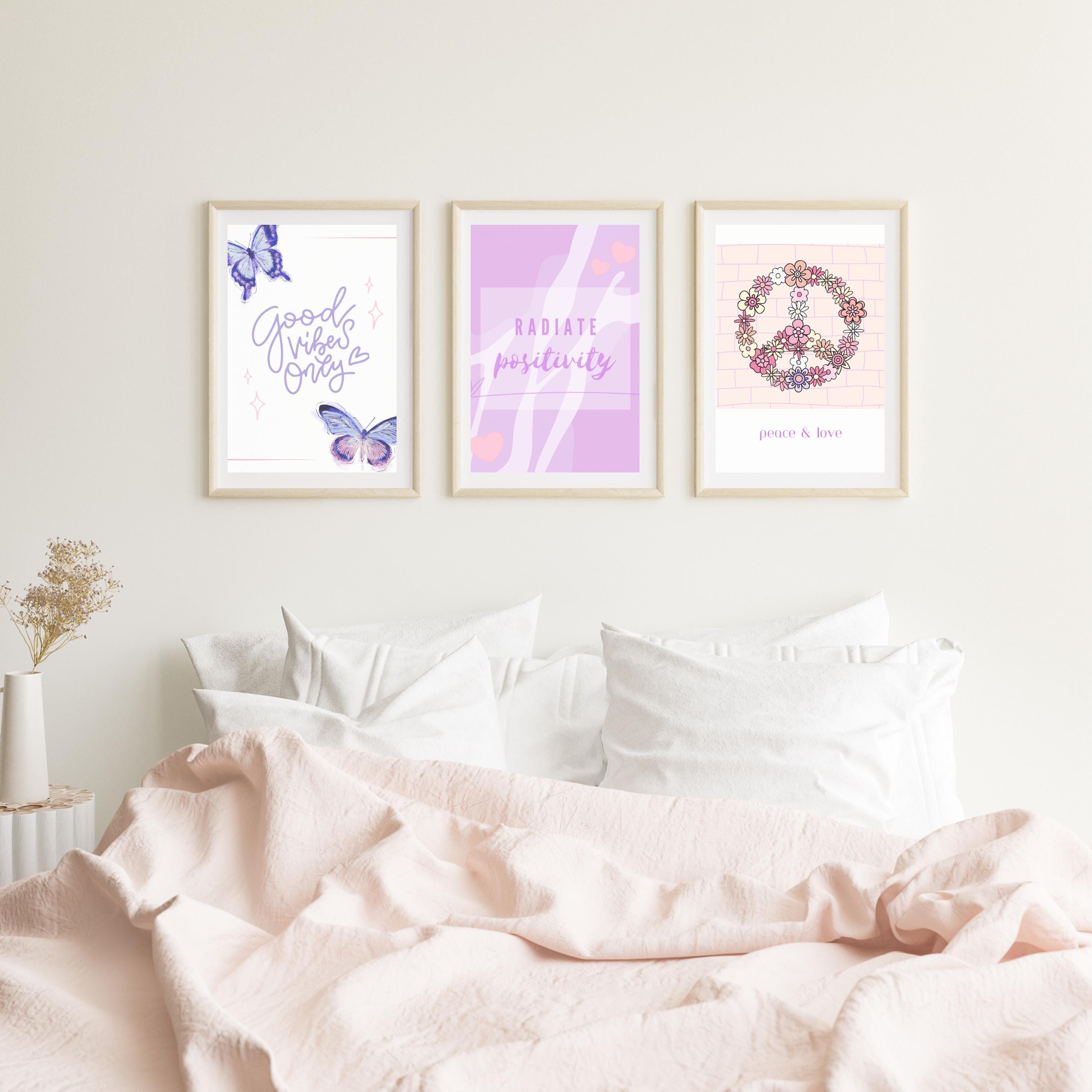 Cool Groovy Wall Decor, Nursery, Kids Room, Wall Art Set of 6 Cute ...