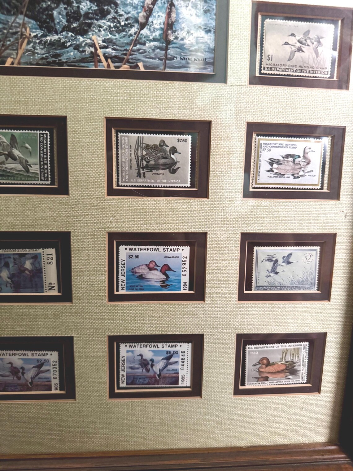 M. Wayne Willis Wildlife Print, 26 Authentic Federal & State Duck ...