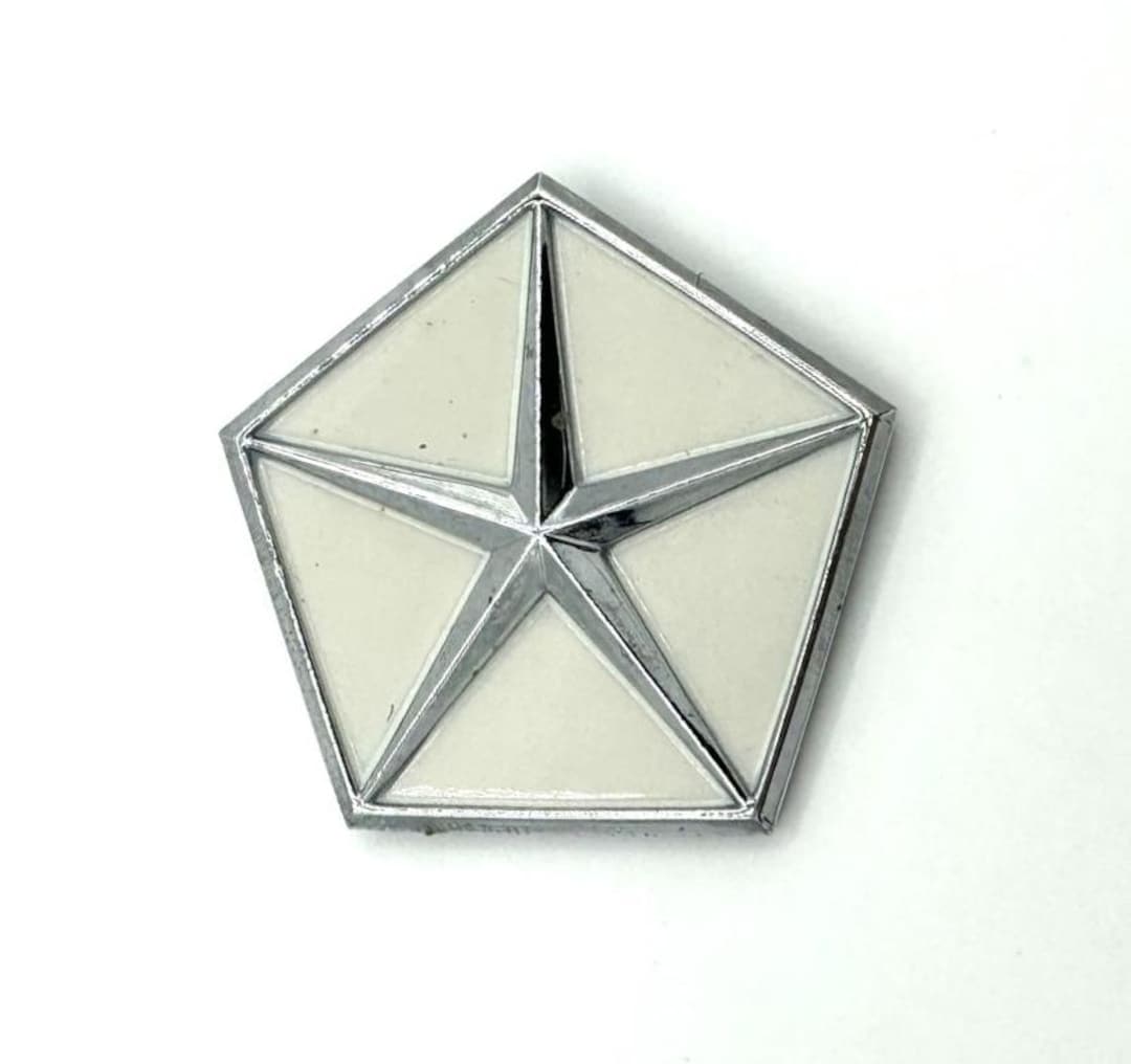Vintage Chrysler Pentastar Emblem | Classic Mopar Badge | 1960s-1980s ...