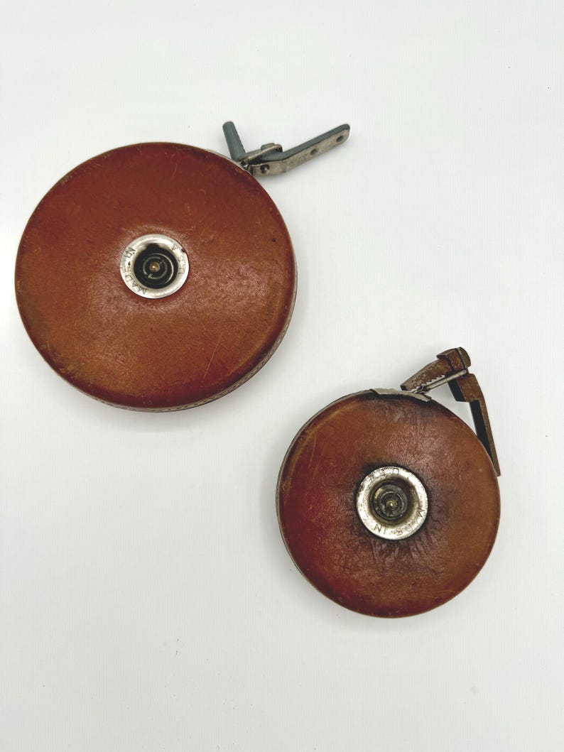 Pair of Vintage Roe’s Steel Tape Measures – Made in USA – Early to Mid ...