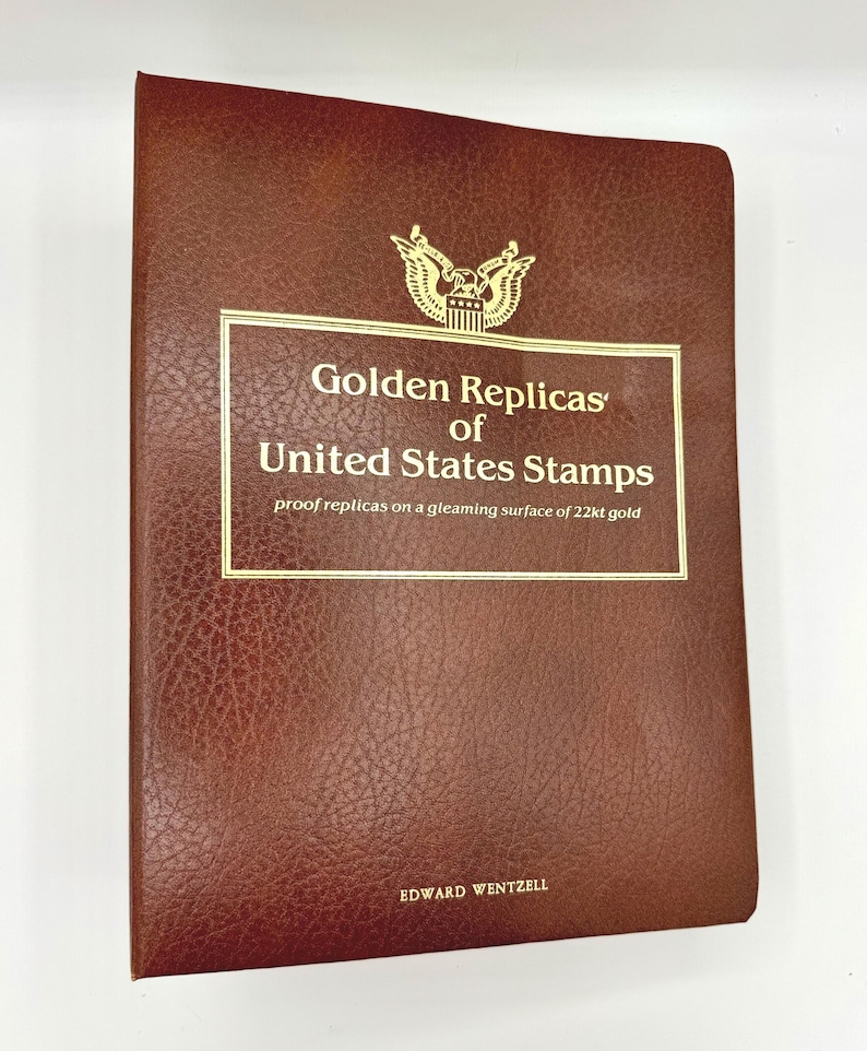 Golden Replicas of United States Stamps Album – Postal Commemorative ...