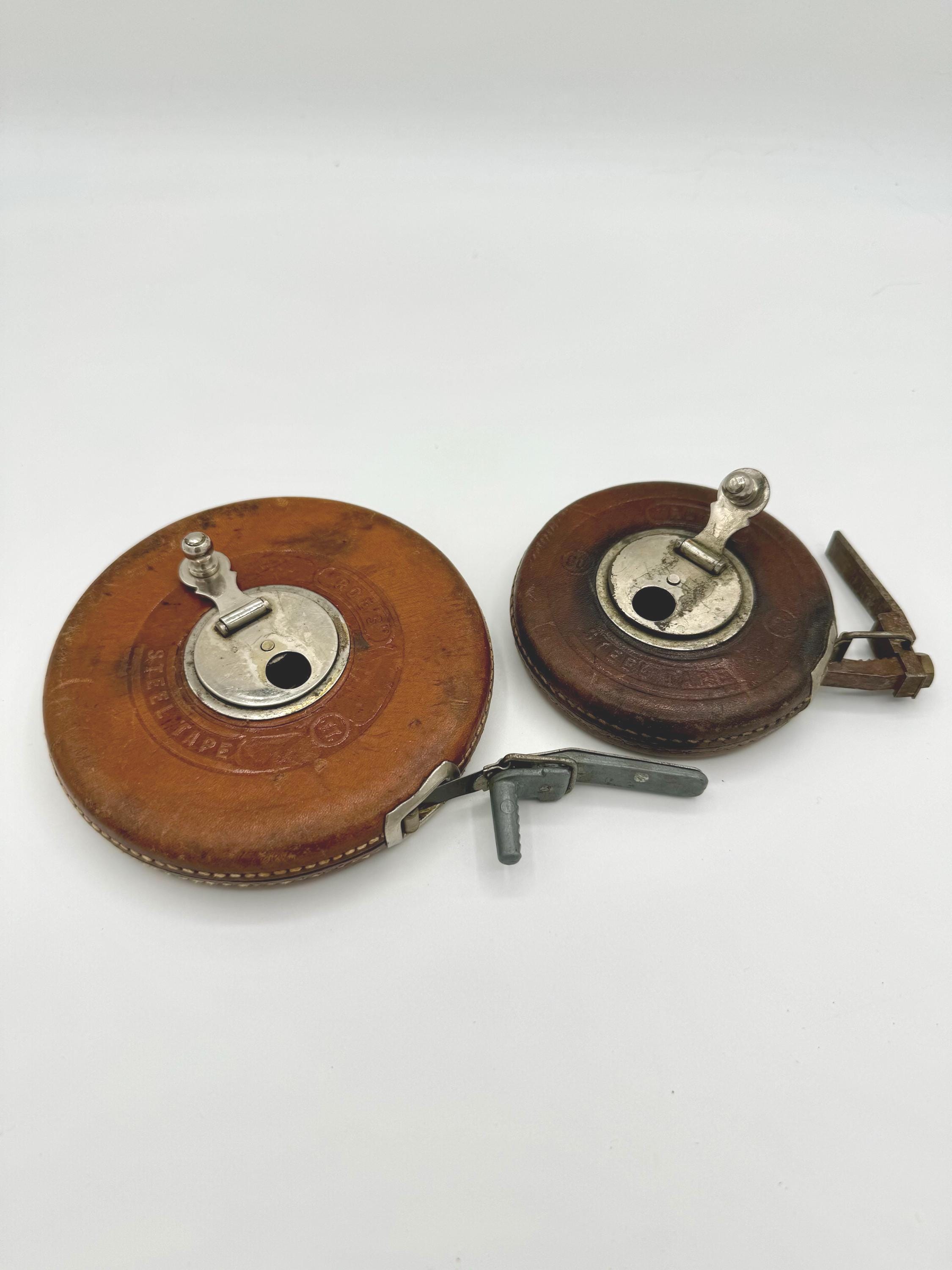 Pair of Vintage Roe’s Steel Tape Measures – Made in USA – Early to Mid ...